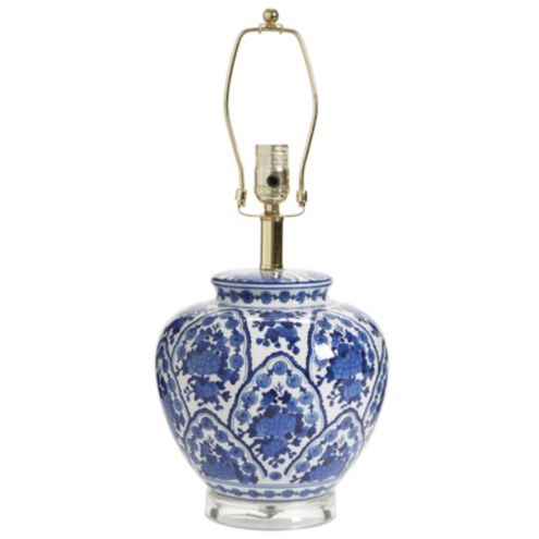 Blue & White Round Table Lamp Base | Ballard Designs