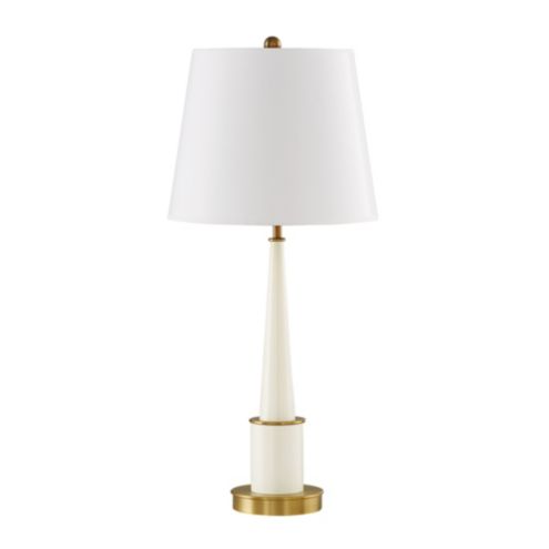 Didi Table Lamp with Iron & Antique Brass Accents