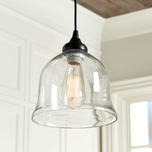 Can Light Adapter - Glass Bell Pendant | Ballard Designs
