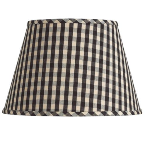 Small Black Check Couture Hardback Lamp Shade - Small Black Check Lamp ...
