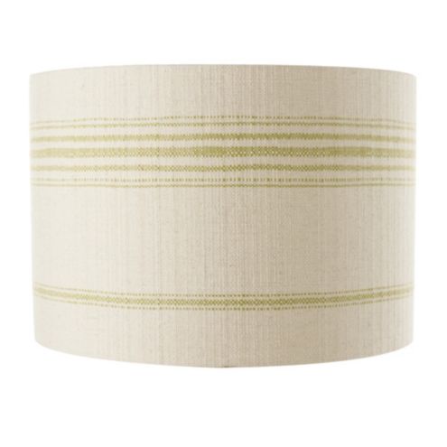 17 inch Couture Drum Shade - Callisto Stripe Green | Ballard Designs