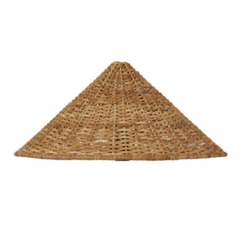 Conical Lamp Shade Rattan 21 inch