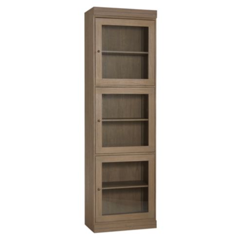 Jasper Bookcase Cabinet With Glass Doors