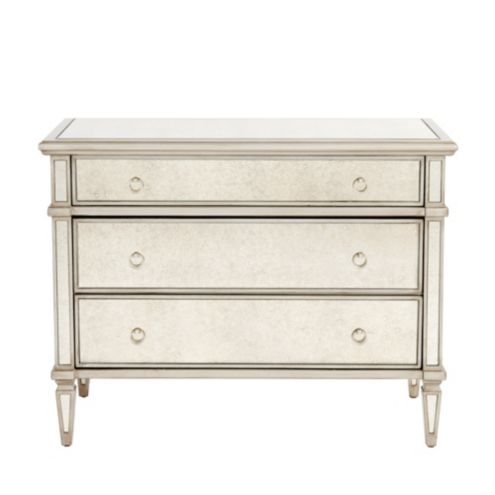 Addison Mirrored 3 Drawer Chest | Ballard Designs