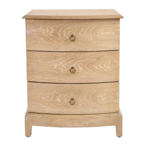 Ezra 3-Drawer Side Table | Ballard Designs