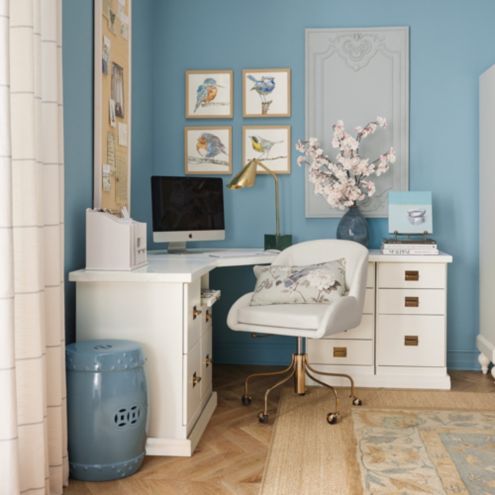 Original Home Office Large Customizable Solid Wood Corner Desk