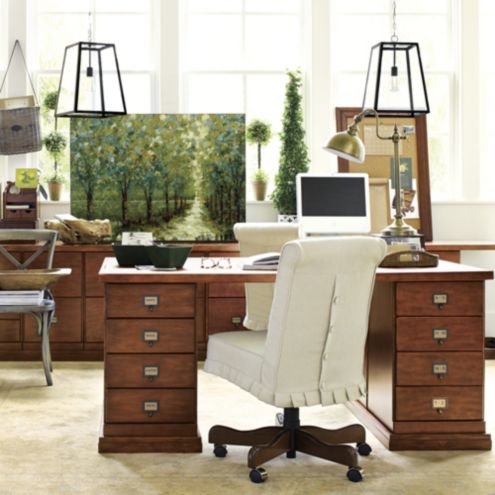 Original Home Office™ Partners Desk - Select Finishes | Ballard Designs