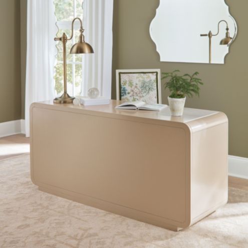Lark Home Office Floating Desk with 6 Drawers