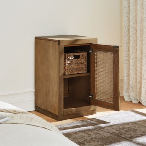 Grove Cabinet with Doors and Shelves Rattan