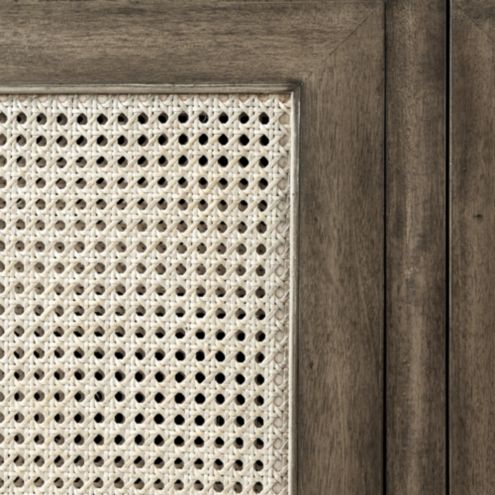 Cane Weave Astrid Console Cabinet