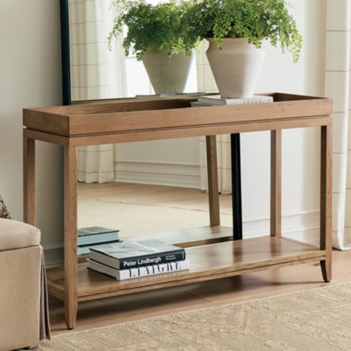 Torano Wood Console Table with Storage