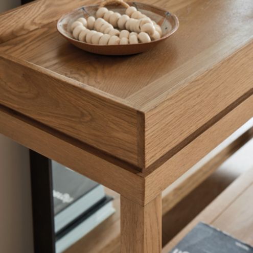 Torano Wood Console Table with Storage