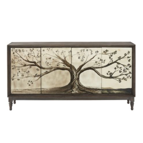 Leona Tree of Life Console Cabinet