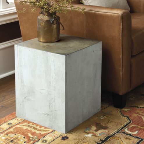 Square Wood Garden Stool | Ballard Designs