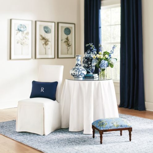 Essential Skirted Side Table | Ballard Designs