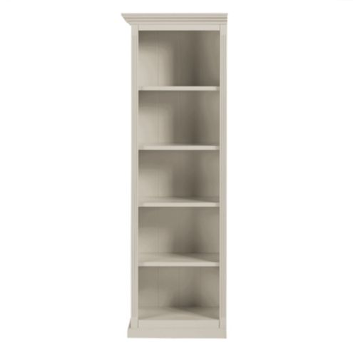 Tuscan Left Bookcase with Adjustable Shelves & Plinth Base for Custom ...