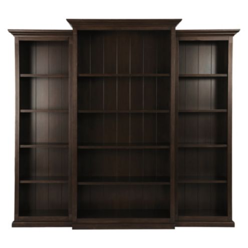 Tuscan 3-Piece Bookcase Set - Warm Gray | Ballard Designs