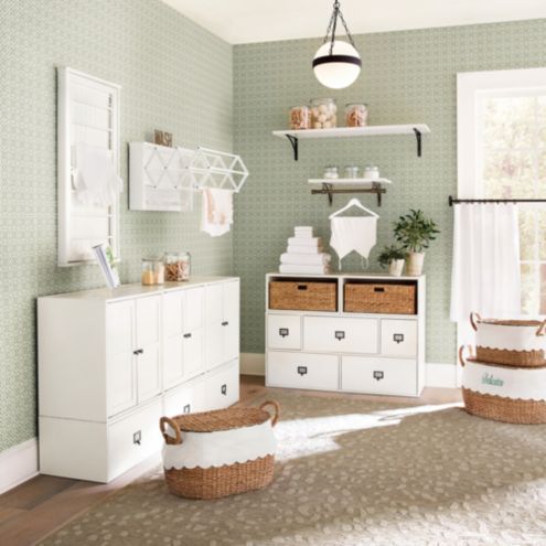 Abbeville Open Stacking Shelves Cabinet