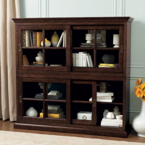 Cortona Bookcase - Walnut | Ballard Designs
