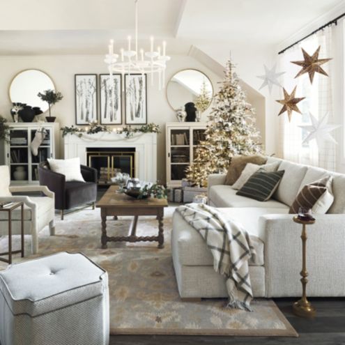 Cortona Library Bookcase with Sliding Mullioned Doors & Adjustable Shelves