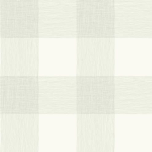 Threaded Check Wallpaper Swatch - Sage | Ballard Designs