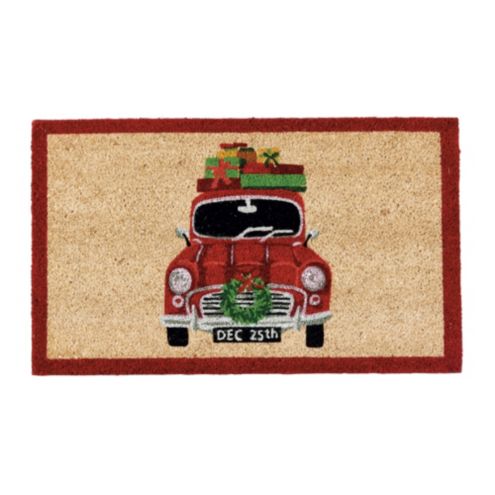 Holiday Car Coir Mat | Ballard Designs