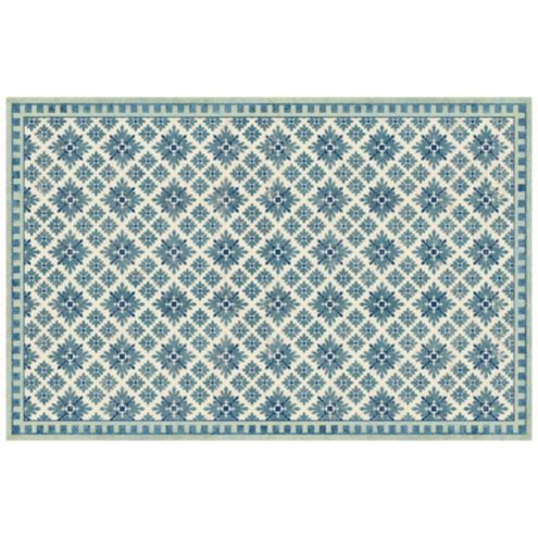 Diamond Tile Design Plastic Floor Mat