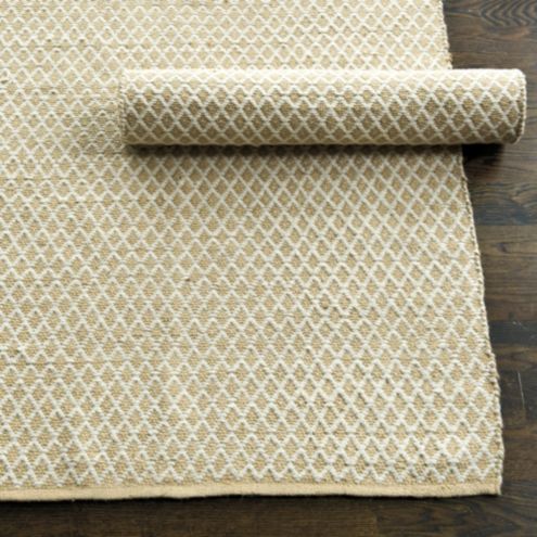 Wool Jute Diamond Rug | Ballard Designs