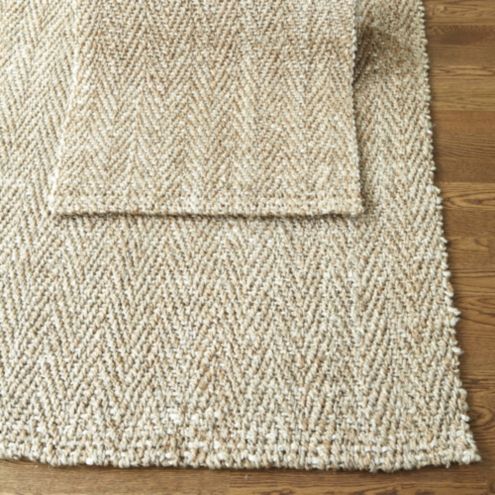Herringbone Jute Natural Fiber Rug | Ballard Designs