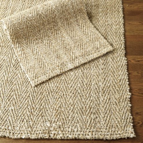 Herringbone Jute Natural Fiber Rug | Ballard Designs
