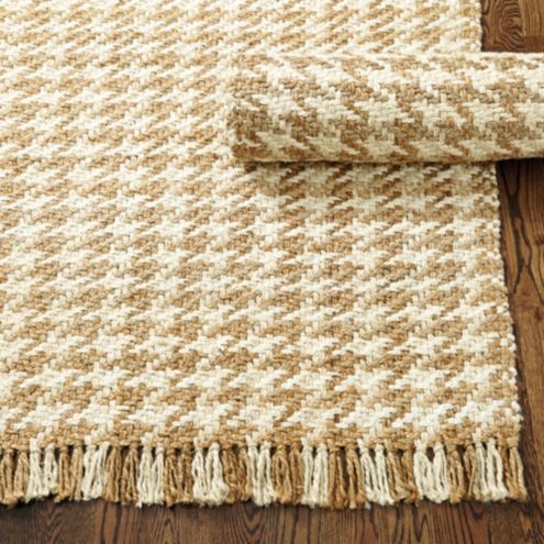 Houndstooth Jute Rug | Ballard Designs