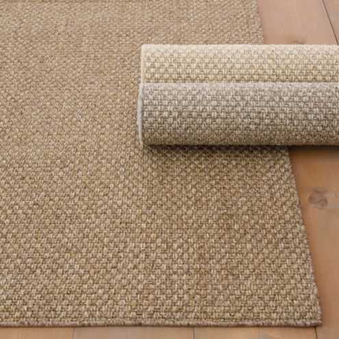 Nayla Sisal Custom Rug with Natural Fiber & Machine Serged Edges
