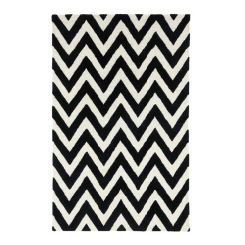 Chevron Stripe Hand Tufted Rug | Ballard Designs