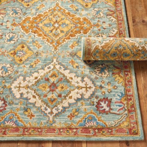 Tiago Hand Knotted Tribal Style Area Rug