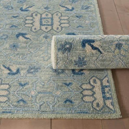 Colbert Hand Hooked Rug with Wool & Persian Motif