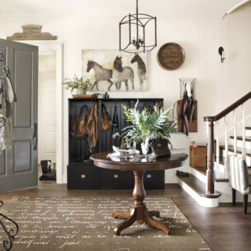 Antique Letter Indoor Outdoor Rug | Rugs | Ballard Designs