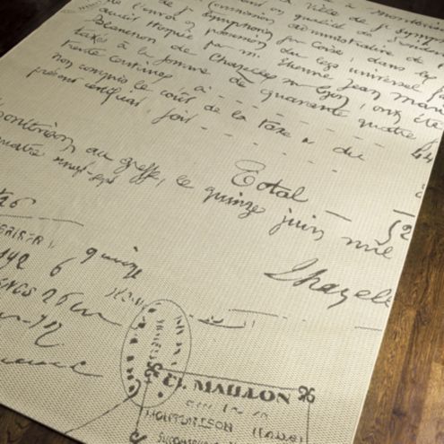 Antique Letter Indoor Outdoor Rug | Rugs | Ballard Designs