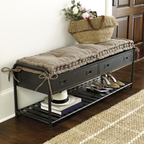 Baxter Metal Bench | Ballard Designs