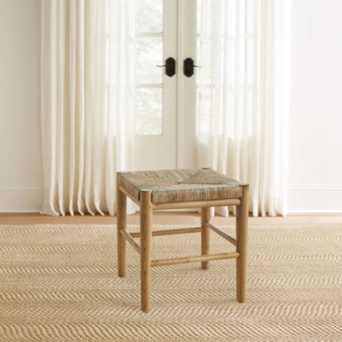 Eli Single Bench Woven Seat with Danish Cord