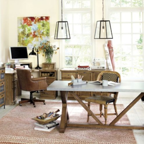 Tatum 80" Trestle Dining Table | Ballard Designs