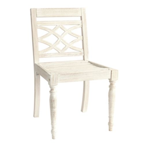 Teak Ceylon Outdoor Side Chair | Ballard Designs