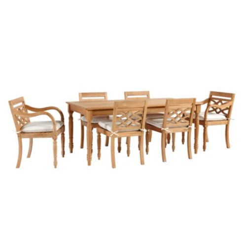 Teak Ceylon Outdoor Rectangular Dining Table | European-Inspired Home Furnishings | Ballard Designs