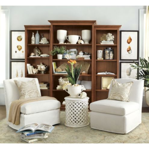 Lilly Indoor/Outdoor Armless Chair Slipcover - Made to Order Fabrics ...