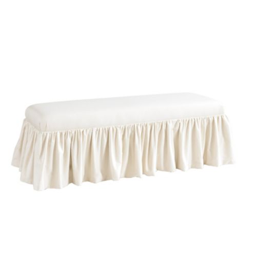 Betsy Ruffled Skirt Bench | Ballard Designs