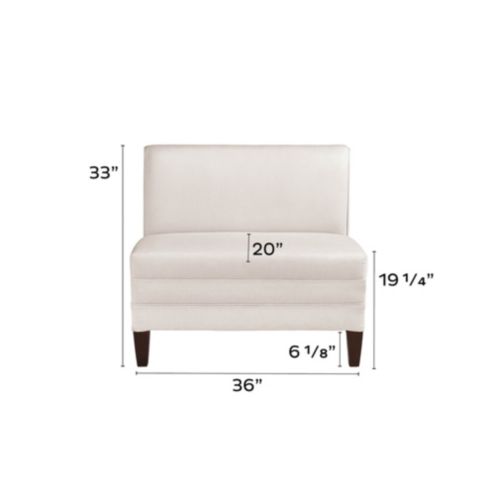 Bristol 36 Inch Bench Traditional Handcrafted Home Seating Furniture