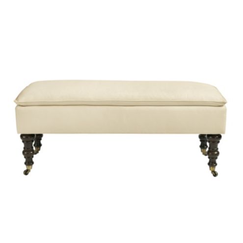 Rene Bench with Brass Casters | Ballard Designs
