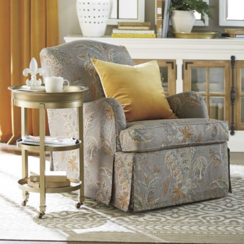 Annahelen Swivel Glider in Candice Tumeric
