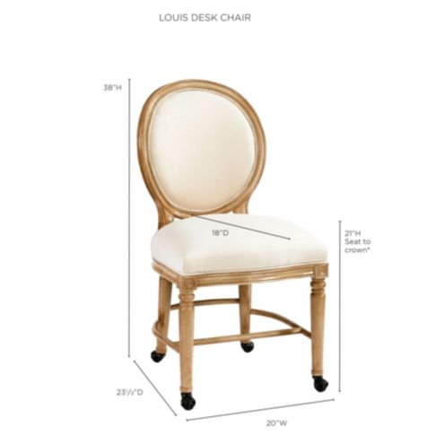 Louis Desk Chair | Ballard Designs