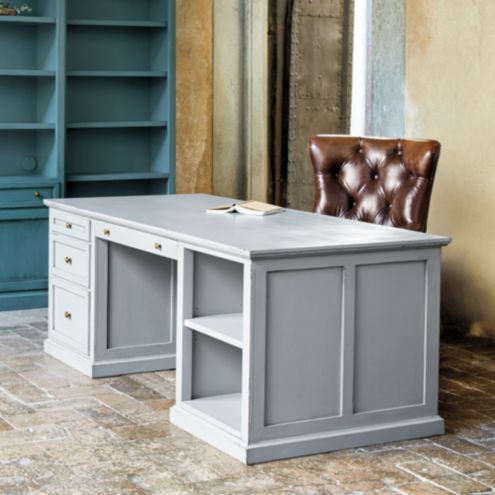 Casa Florentina Enzo Leather Desk Chair | Ballard Designs