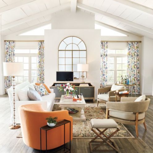 Hendrick Upholstered X Stool